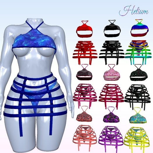 Second Life Marketplace Fatpack Key Outfit